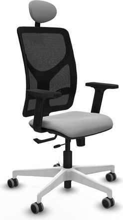 Piqueras y Crespo B&uuml;rostuhl mit verstellbarer R&uuml;ckenlehne, 2D-Armlehnen, h&ouml;henverstellbare Lendenwirbelst&uuml;tze und festes Kopfteil, ausgestattet mit Syncro/Traslack und 