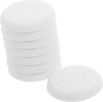 DOITOOL 8 Stück Teiliges Runde Silikon Möbelgleiter Selbstklebende Stuhl Tischbeinschoner Geräuschdämpfend rutschfest Verschleißfest für Holzfußböden Schutz f