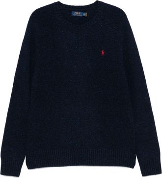 Polo Ralph Lauren Pullover mit Polo Pony - Blau