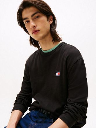 Tommy Jeans Langarmshirt TJM REG BADGE TEE LS EXT
