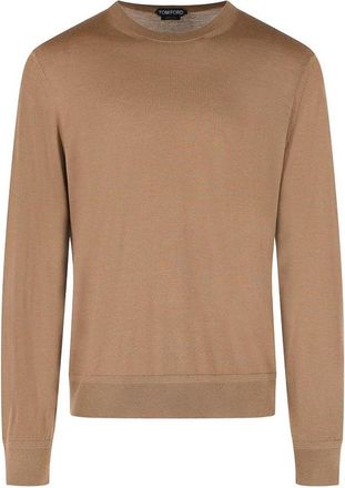Tom Ford Pull Col Rond - Camel