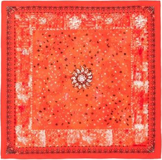 Zadig&Voltaire Femme, Accessoires, Rouge, Taille: ONE Size Blondie Paisley-print Scarf