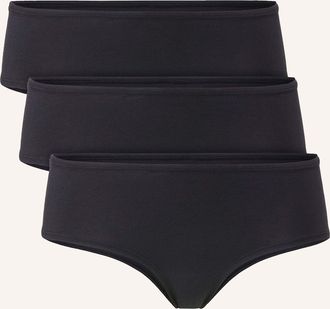 Hessnatur Hessnatur Panty Regular Cut Im 3er Pack schwarz