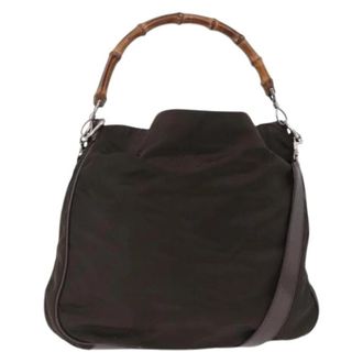 Gucci Pre-owned Nylon Shoulder Bag - - Pre-owned - Damen - Braun - ONE SIZE