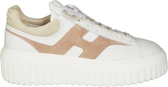Hogan Femme, Chaussures, Beige, Taille: 38 EU H-Stripes Allacciato H Spezzata