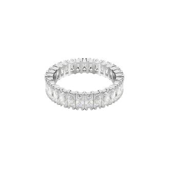 Swarovski Matrix Ring Baguette Cut - - Accessories - Damen - Grau - 50 MM