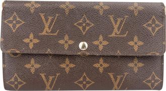 Louis Vuitton Portemonnaie - Louis Vuitton Canvas Monogram Sarah Wallet - Gr. unisize - in Bunt - für Damen