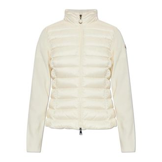 Moncler Cardigan mit Daunenfront - - Jackets - Damen - Beige - XS
