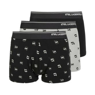 Karl Lagerfeld Homme, Sous-v&ecirc;tements, Multicolore, Taille: XL Ikon AOP Trunk 3P