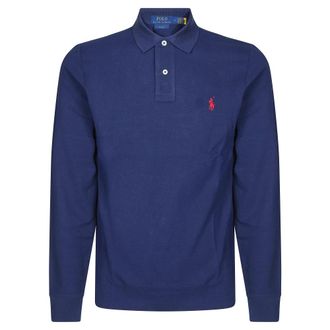 Polo Ralph Lauren Long Sleeve Polo - - Tops - Herren - Blau - M