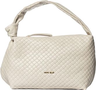 Marc Ellis Sac &agrave; main Edera Lux - Femme - Sacs - Beige - Taille: ONE Size