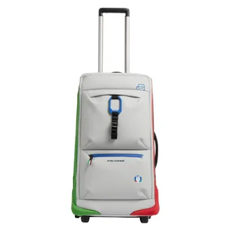 Piquadro Sac de voyage &agrave; roulettes r&eacute;sistant &agrave; leau - Homme - Valises - Blanc - Taille: ONE Size