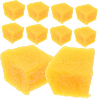 Amosfun 10 Stück Mango -Blockmodell Fälschung realistisch künstliche Fruchtprobleme künstliche Lebensmittelrequisiten Mangostane künstliches Obstzubehör PVC G