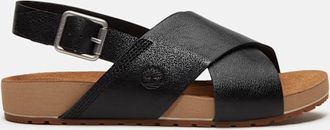 Timberland Malibu Waves Basic-Sandale mit Fersenriemen f&uuml;r Damen in Schwarz, Damen, Schwarz, Gr&ouml;&szlig;e