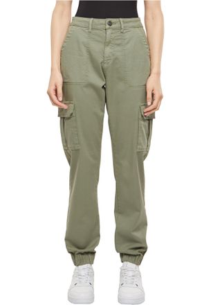Urban Classics Damen Ladies Cotton Twill Utility Pants palegreen, 28