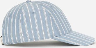 Arket Baseballkappe Aus Popeline -Blau