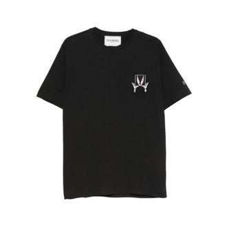 Iceberg Looney Tunes Besticktes T-Shirt - - Tops - Herren - Schwarzk - S