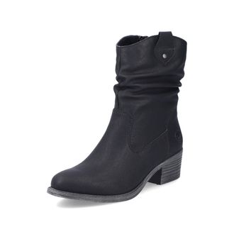 Rieker Damen Klassische Stiefeletten 73170, Frauen Stiefeletten,halbstiefel,Kurzstiefel,uebergangsschuhe,uebergangsstiefel,schwarz (00),41 EU / 7.5 UK