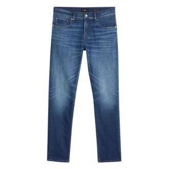 7 For All Mankind Homme, Jeans, Bleu, Taille: W36 Jean Slimmy Tapered