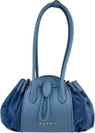 Marni Femme, Sacs, Bleu, Taille: ONE Size Sac bandouli&egrave;re Tulipea
