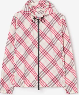 Burberry Veste &agrave; capuche Salcombe Check, Size: XXS