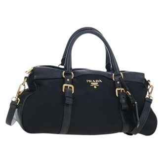 Prada Pre-owned Nylon sacs-prada - Femme - Pre-owned - Noir - Taille: ONE Size