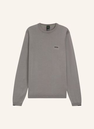 HUGO BOSS Pullover Kn_Ever-X Cn Regular Fit grau