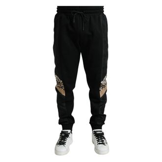 Dolce & Gabbana Homme, Pantalons, Noir, Taille: 2XL Pantalon de jogging
