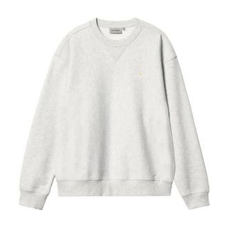 Carhartt Work in Progress Label Sweatshirt - - Sweatshirts & Hoodies - Herren - Grau - L