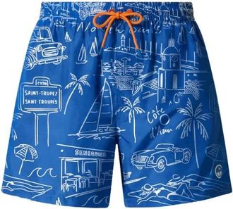 North Sails Homme, Maillots de bain, Bleu, Taille: S Silky Swim Shorts 675046