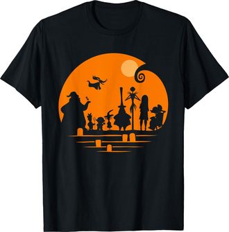 Disney The Nightmare Before Christmas Halloween Silhouette T-Shirt