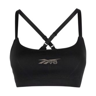 Reebok VB Seamless Low-Impact Bra - - Sport - Damen - Schwarzk - XS