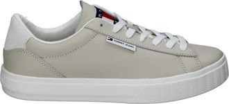 Tommy Jeans Damen Cupsole Sneaker Schuhe, Beige (Bleached Stone), 37