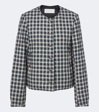 Dries Van Noten Wattierte Jacke aus einem Baumwollgemisch