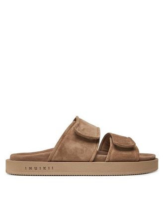 INUIKII Pantoletten Suede Double Band 50102-510 Beige