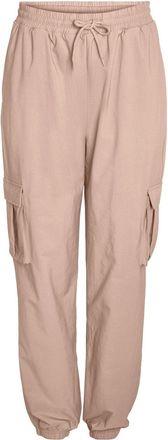 Noisy May Noisy may Damen Cargo Pants High Waist Stoffhose Tapered Relaxed Fit Paperbag Hose Stretch NMKIRBY