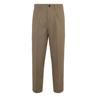 Bomboogie Homme, Pantalons, Beige, Taille: W31 Carrot Fit Pantalons