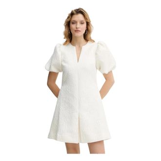 Stine Goya Robe Courte Coupe A - Femme - Robes - Beige - Taille: 34 FR