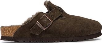 Birkenstock Pantoletten Boston Fur 1020529 Braun