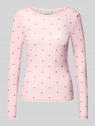 Neo Noir Slim Fit Longsleeve im Allover-Look Modell Ella