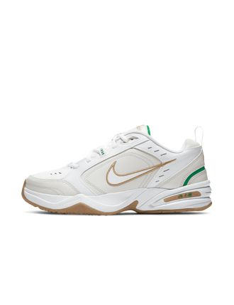 Nike Herren Monarch 4 Sneaker, White/Metallic Gold-Phantom-Lucky Green, 45.5 EU