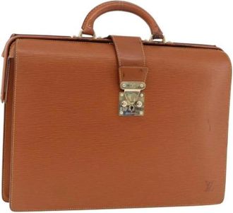 Louis Vuitton Pre-owned Vintage Epi Business Bag - Femme - Pre-owned - Brun - Taille: ONE Size