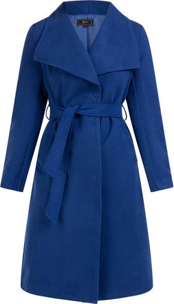 Faina Mantel Damen royalblau