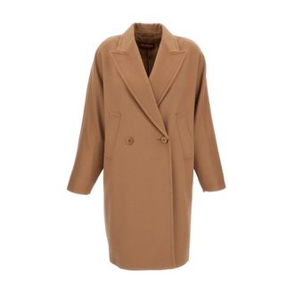 Max Mara Max Mara Studio Zweireihiger Mantel - - Coats - Damen - Beige - XS
