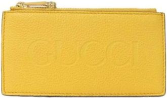 Gucci unisex, Pre-owned, Jaune, Taille: ONE Size Porte-monnaie Pre-owned