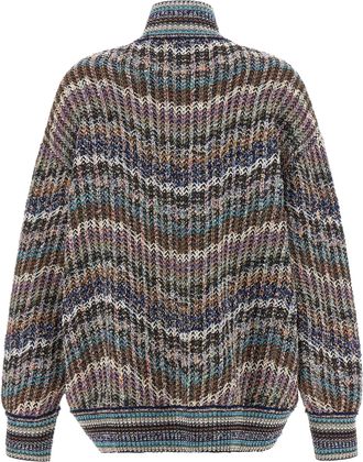 Missoni Multicolor Chevron-Patterned Cardigan - Multicolor