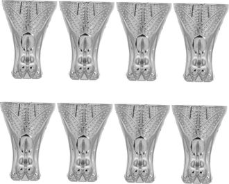 Lurrose 8stücke Holzfüße Für Schränke Möbelbeine Mit Eckenschutz Beschläge Für Schmuckkästchenbeine Tischbeine Für Schränke Vintage-eckwinkel Dekorative Eckve