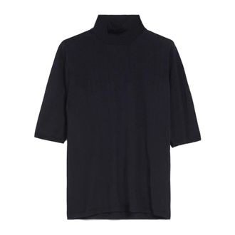 Max Mara Unghia Rollkragenpullover - - Knitwear - Damen - Blau - L
