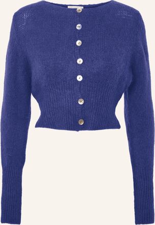 Americandreams Americandreams Alpaca Corset Fit Cardigan Matilda blau