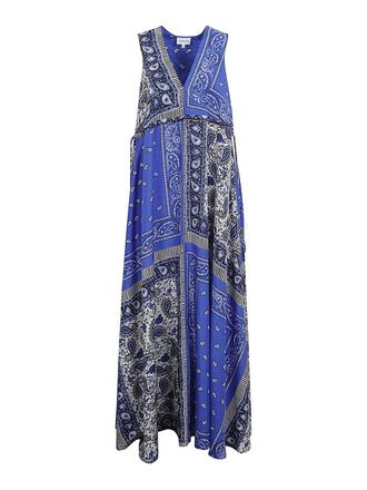 P.A.R.O.S.H. P. A.R. O.S. H. Knielanges Kleid - Blau